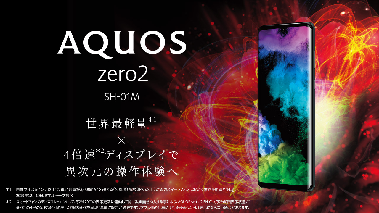 AQUOS zero2 SH-01M